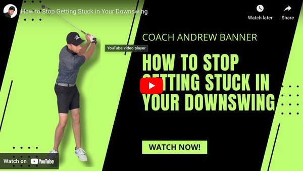 LESSON: Stop Getting "Stuck" In Your Downswing – Snell Golf
