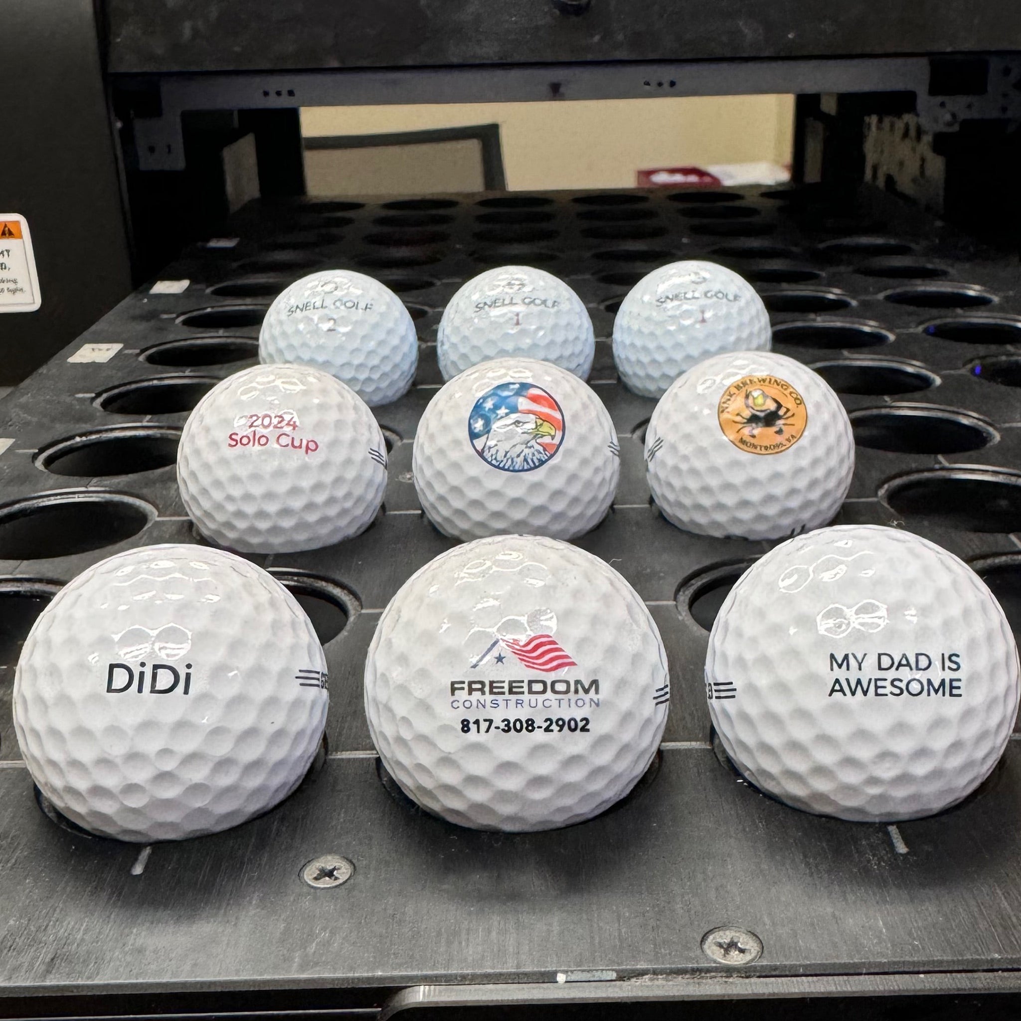 Custom Print Golf Balls - Snell Golf